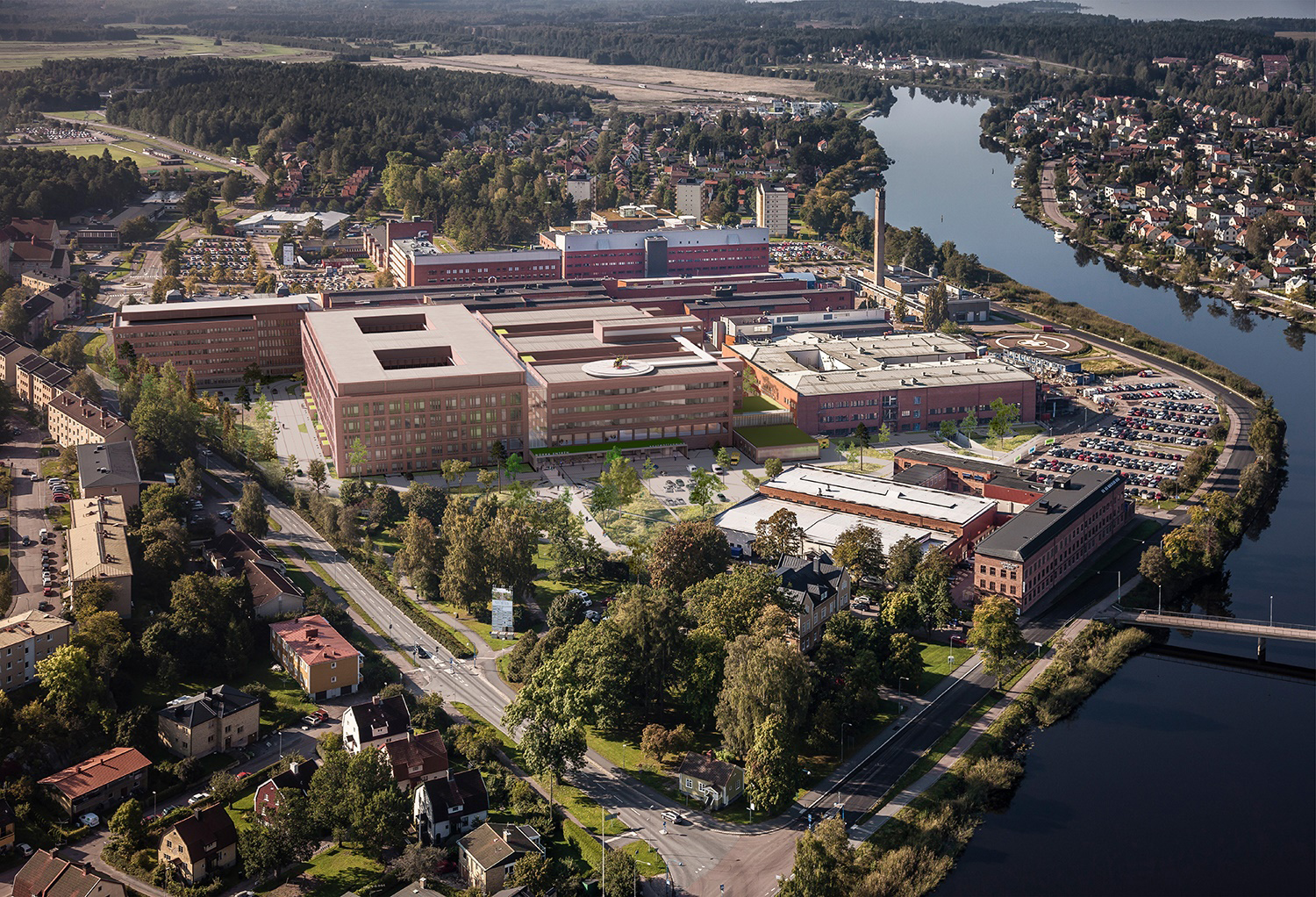 Assemblin utför systemhandlingar för nya Centralsjukhuset i Karlstad - Assemblin